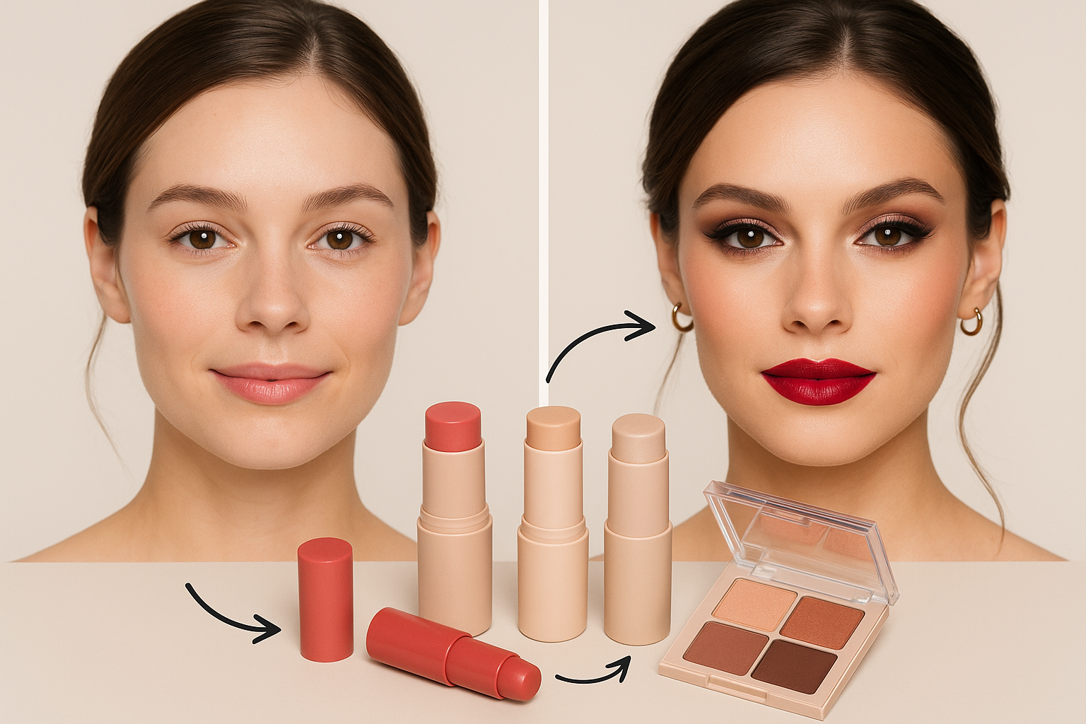 How to Transition Day to Night Makeup Using Multi-Use Products